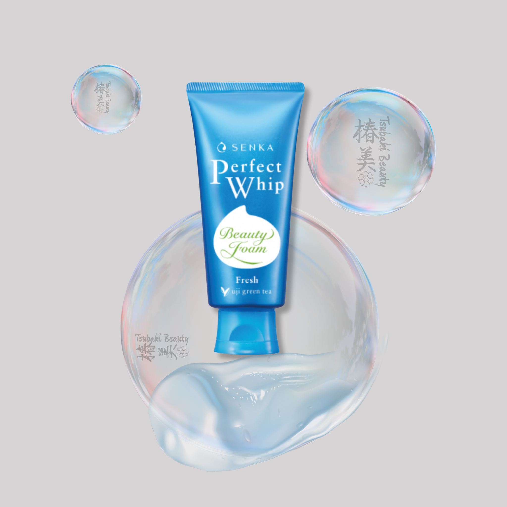 SENKA Perfect Whip Fresh – Uji Green Tea Cleansing Foam – Tsubaki Beauty